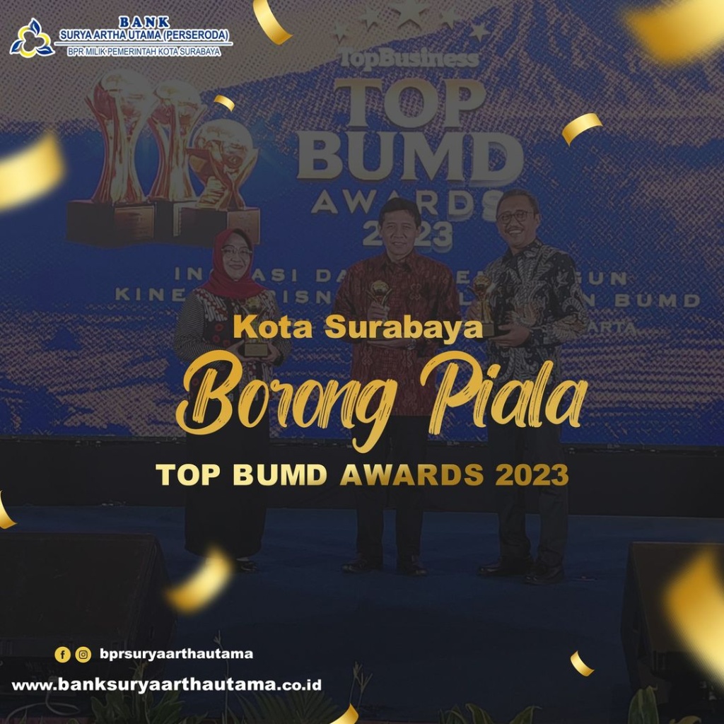 Bank Surya Artha Utama raih prestasi berskala nasional di TOP BUMD AWARDS 2023 – PT BANK SURYA ...